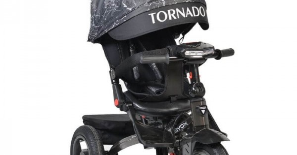 Τρίκυκλο Ποδήλατο Byox Tornado Air Wheels με μουσική Dark Gray ...